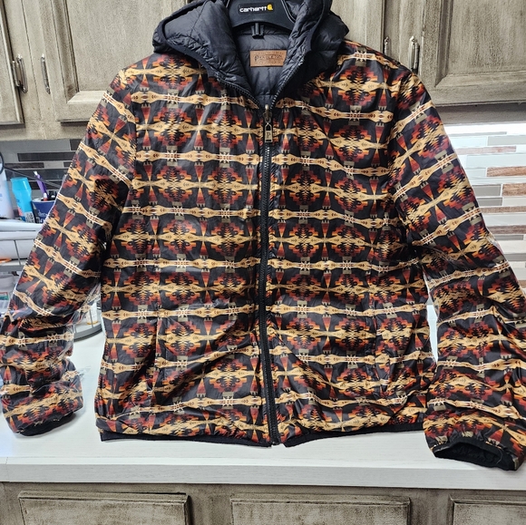 Pendleton | Jackets & Coats | Pendleton Bison Reversible Jacket Xl ...